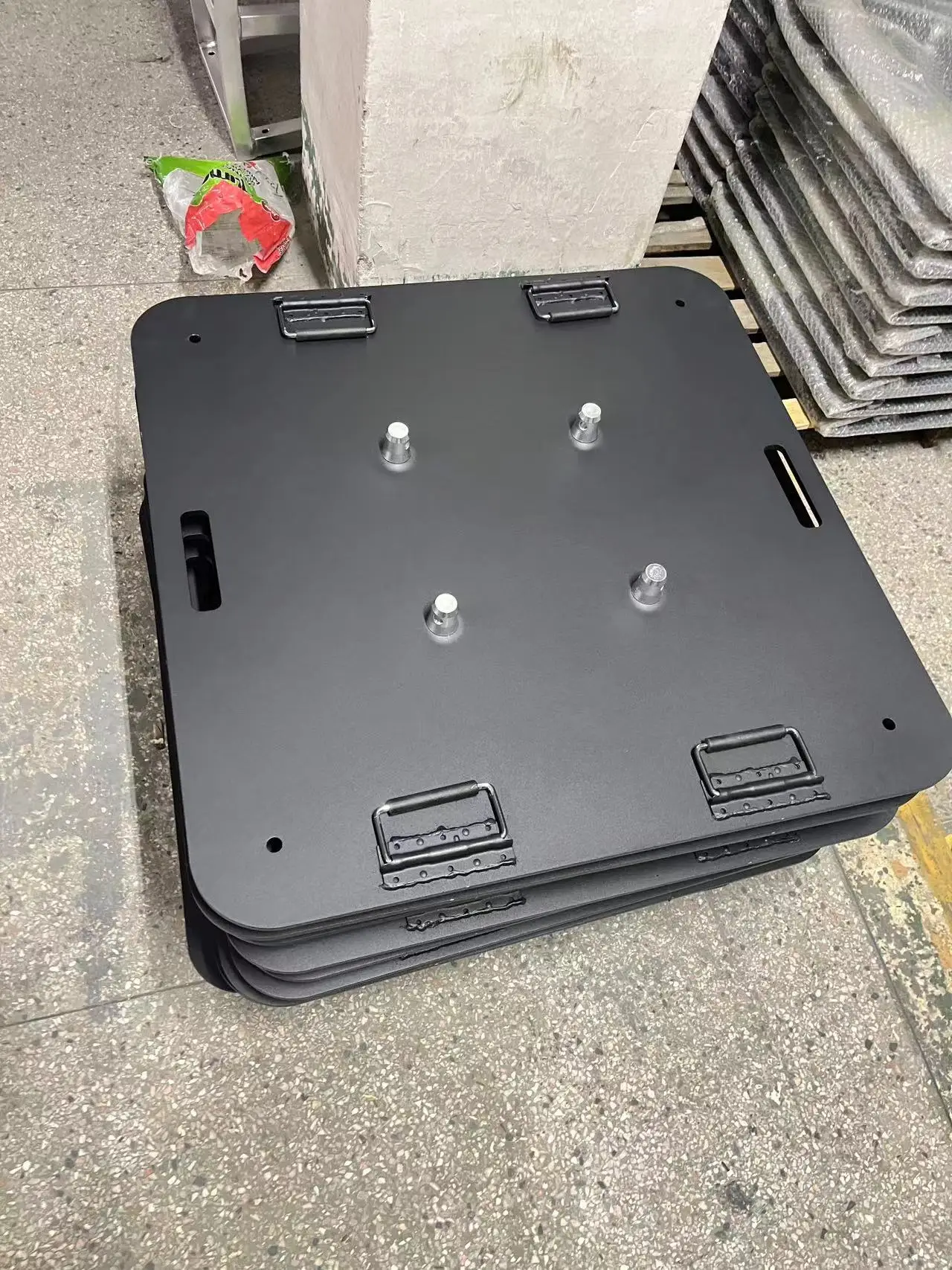 High Quality Square Iron Stage Base Plate - Aluminum Alloy