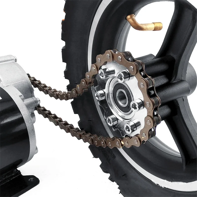 10 inch inflatable wheel chain drive lever 350W 24V dual gear electric ...