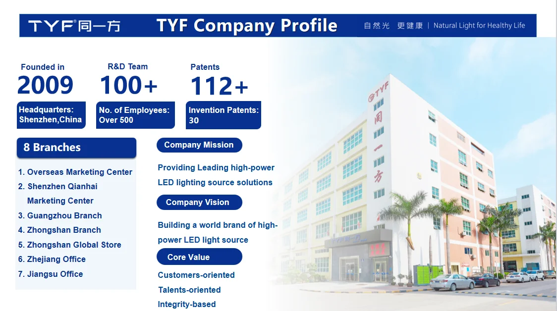 TYF LED Dimmable COB Diode 1307 1510 1814 1917 2421 18V 24V 36V Bi-Color Withe Light 2700-600K ...