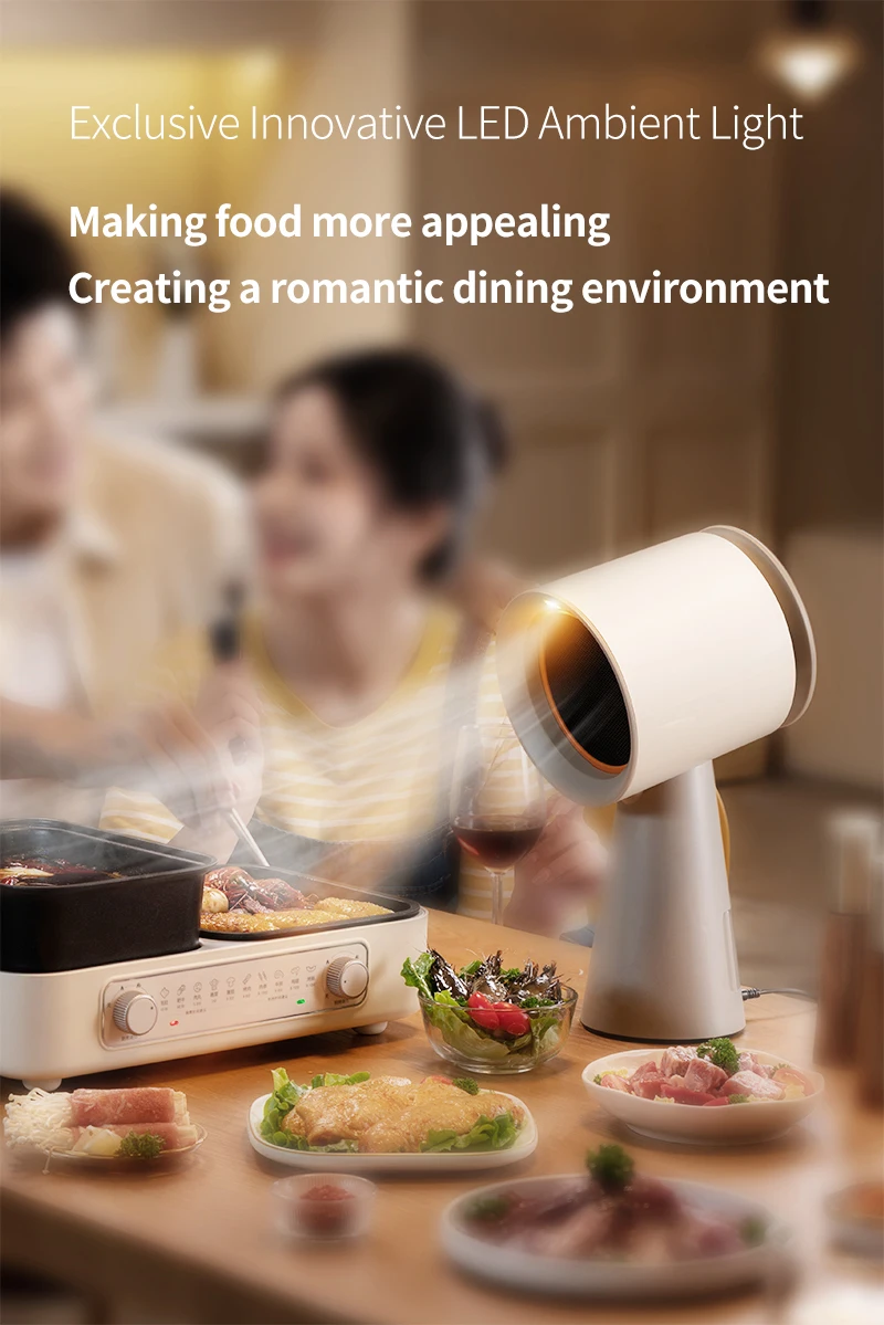 Mini Portable Desktop Range Hoods for Kitchen - Smart & Efficient