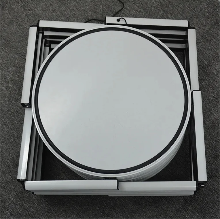 Factory 4 Layers Twisted Tower Showcase Display Stand With Led Light ...