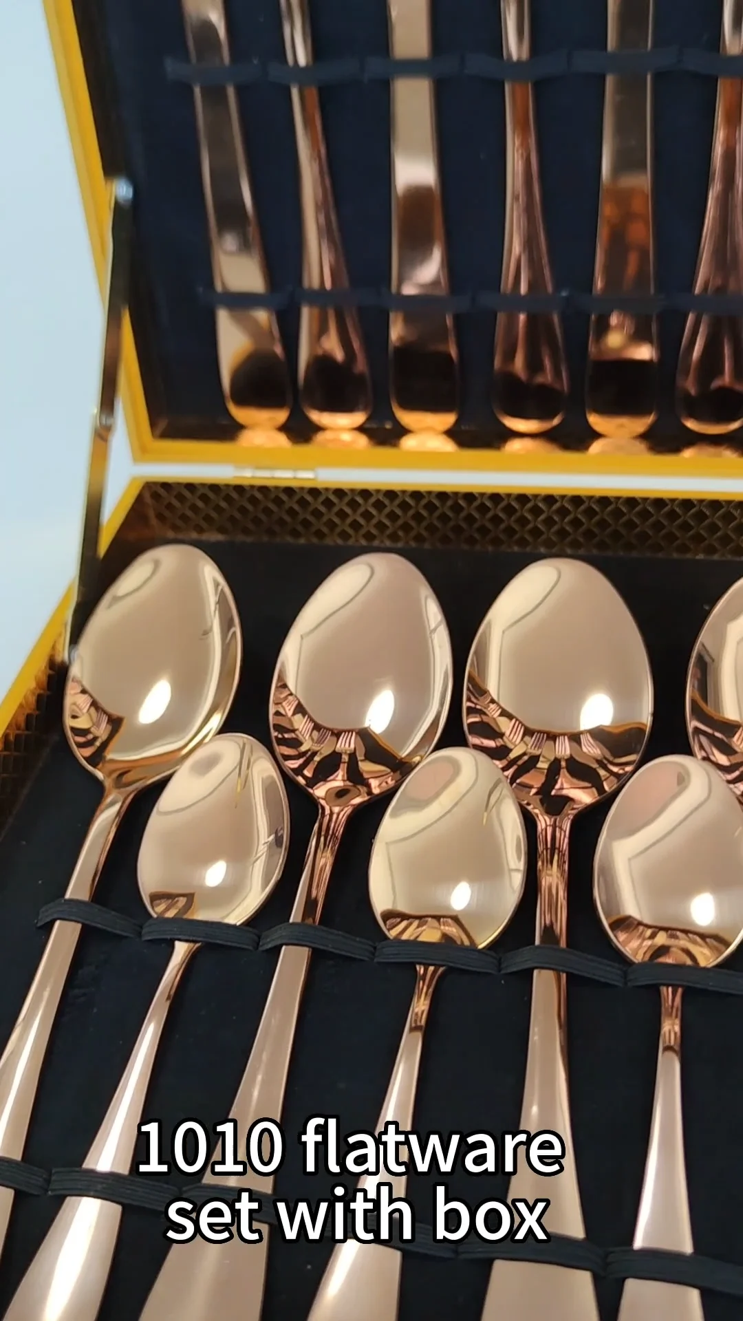 Wholesale Western Spoon Fork Knife Set 24 Pcs Cutlery Stainless Steel ...