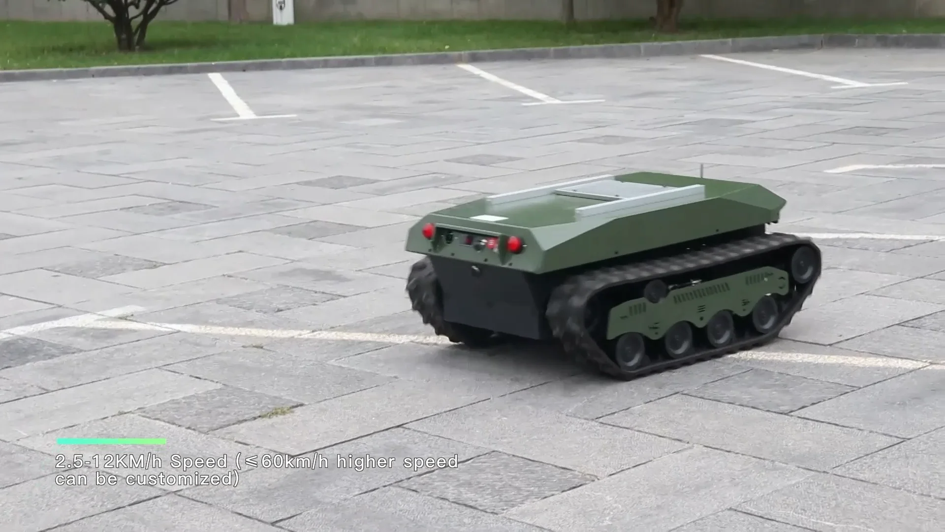 Commercial Robot Rc Crawler Vehicle Agricultural Ugv Rubber Track ...