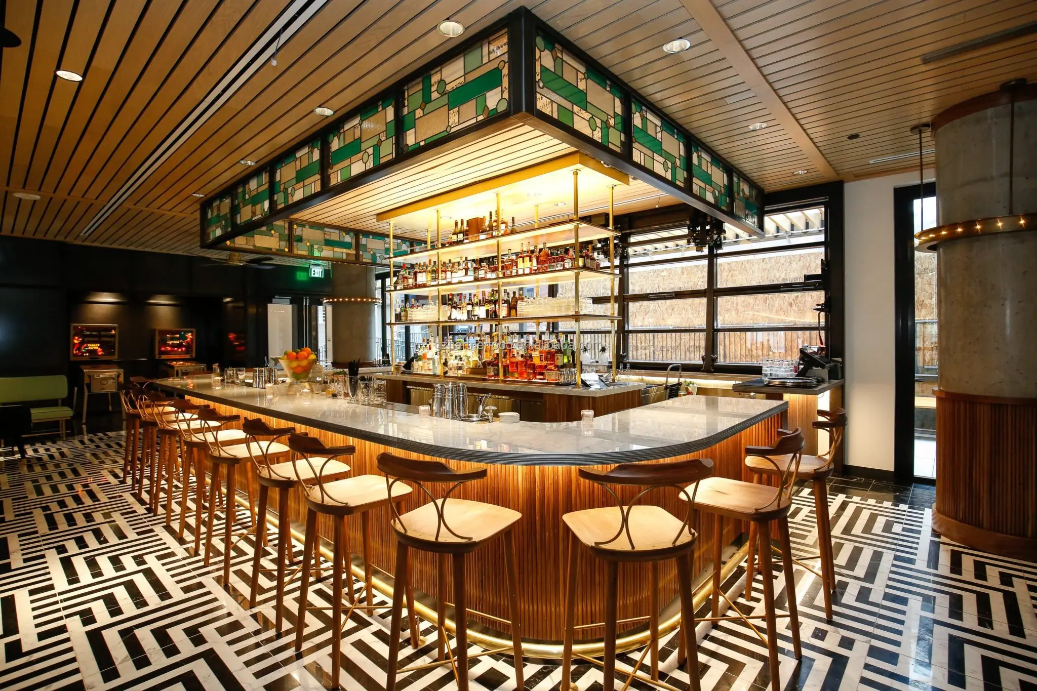 Barbecue bar Restaurant Interior Design 3D Commercial Kitchen Design ...