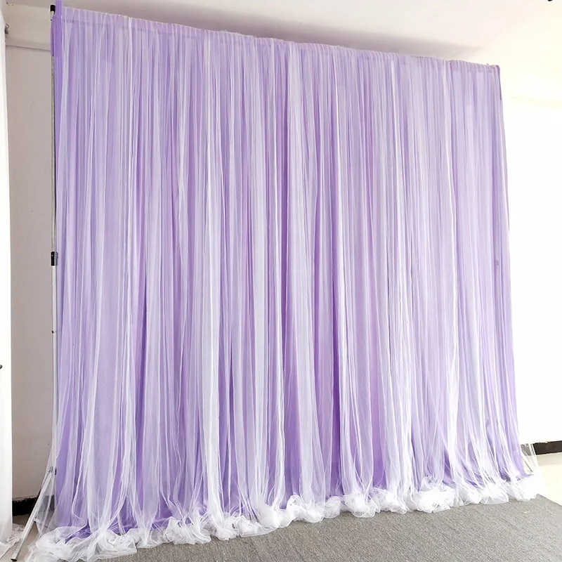 Custom Wedding Backdrop Curtains Swag Stage Drapes Stand Frame ...