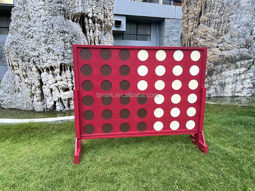 Outdoor Backyard Giant Connect Four - Premium Wood Game