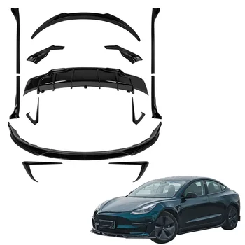 Pp Material Fast Style Face Kit For Tesla Model 3 Body Kit Accessories ...