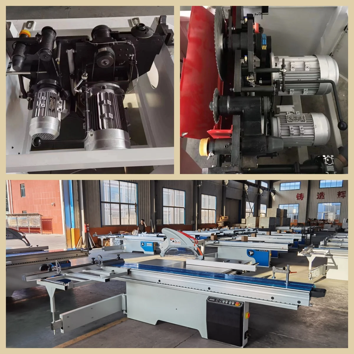 Veneer cutting machine Woodworking sliding table cutting saw Panel Saw ...
