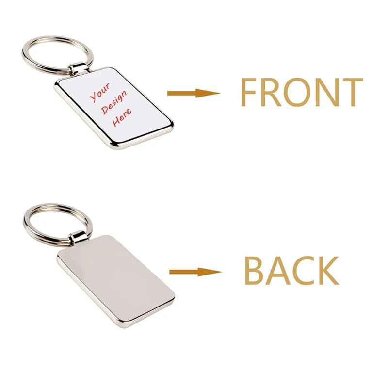 Custom Key Chains with Key Rings - Sublimation Keychian