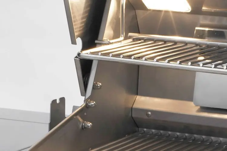 BBQ Grill Lid Interior Halogen Light and Led Knob Lights With ...