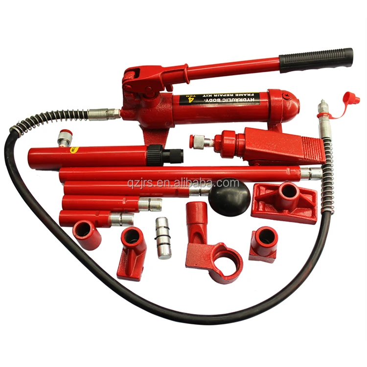 10 Ton Portable Power Hydraulic Body Frame Repair Kit Tools Car Jacks - Buy Car Jacks 10 Ton Car ...