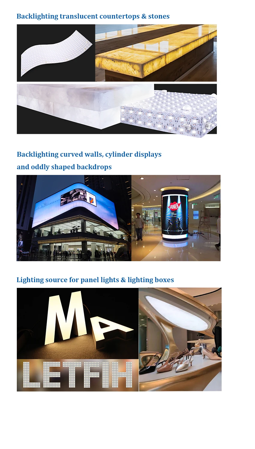 288led 5050 Rgbw Ultra Thin Led Light Sheet 1-12 Led Cuttble Backlight ...