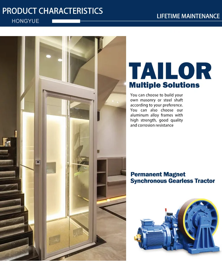 Home Hydraulic Elevators,Small Residential Elevators,Custom Villa ...