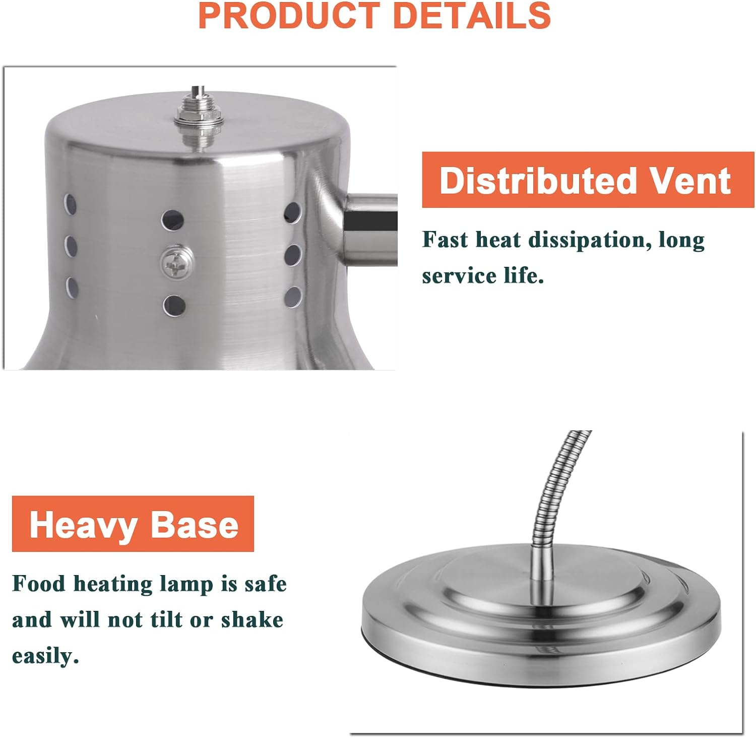 Food Heat Light Commercial Food Warmer Lamp Electric Single Heating ...