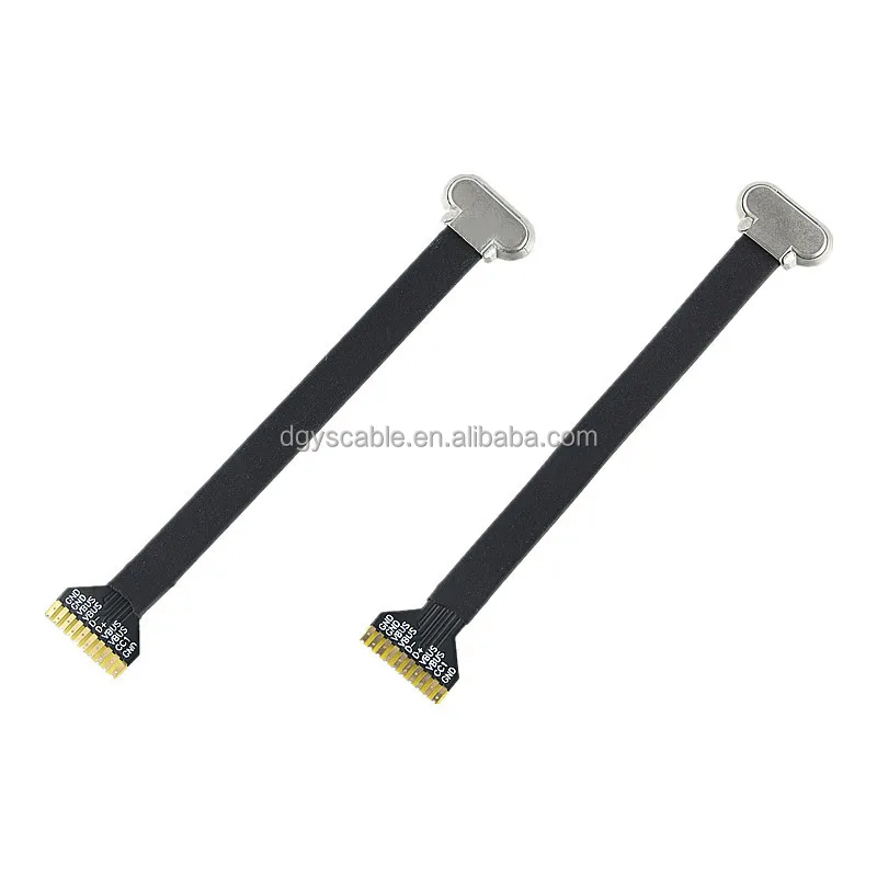 90 Degree Ribbon Cable Angle Micro Usb Type c FPC Soft Cable Micro Usb ...