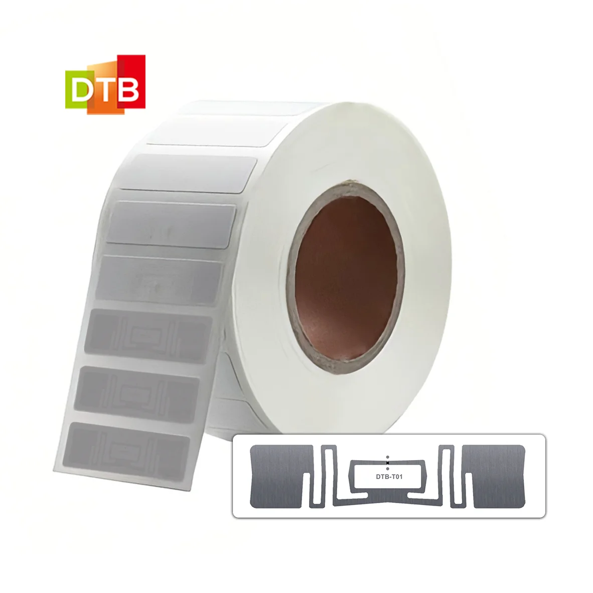 Inventory T01 Rfid Sticker Tag Customized Size 73 * 20 Impinj M730 Chip ...