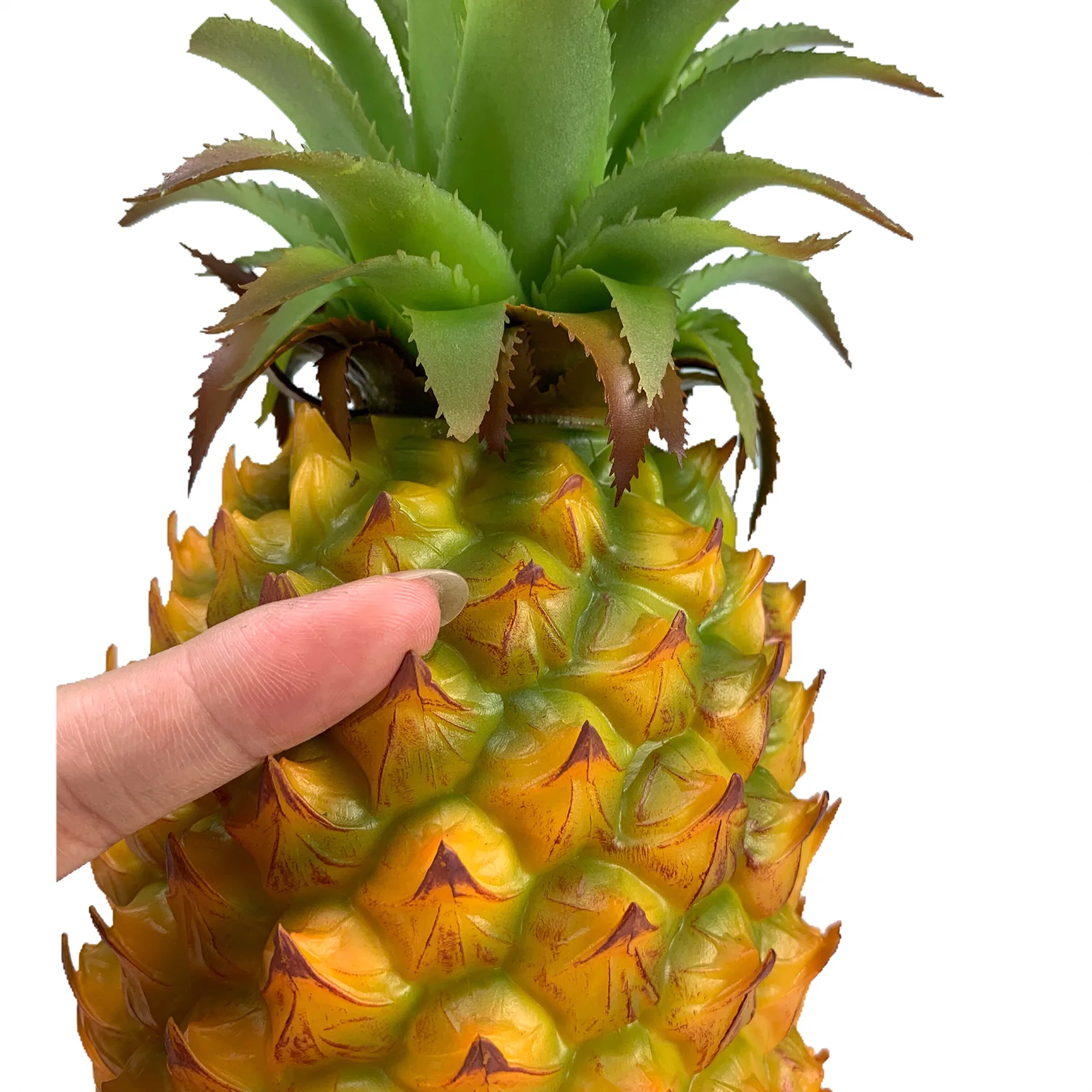High Quality Lifelike Plastic Ananas Realistic Artificial Fruit ...