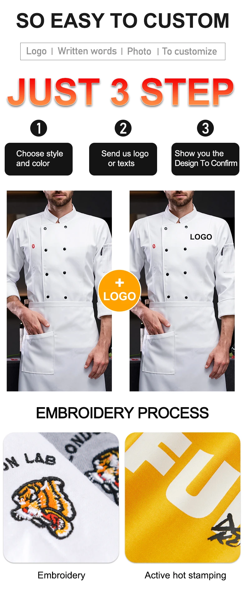 Indian Chef Coat - Italian Restaurant Uniforms for Women