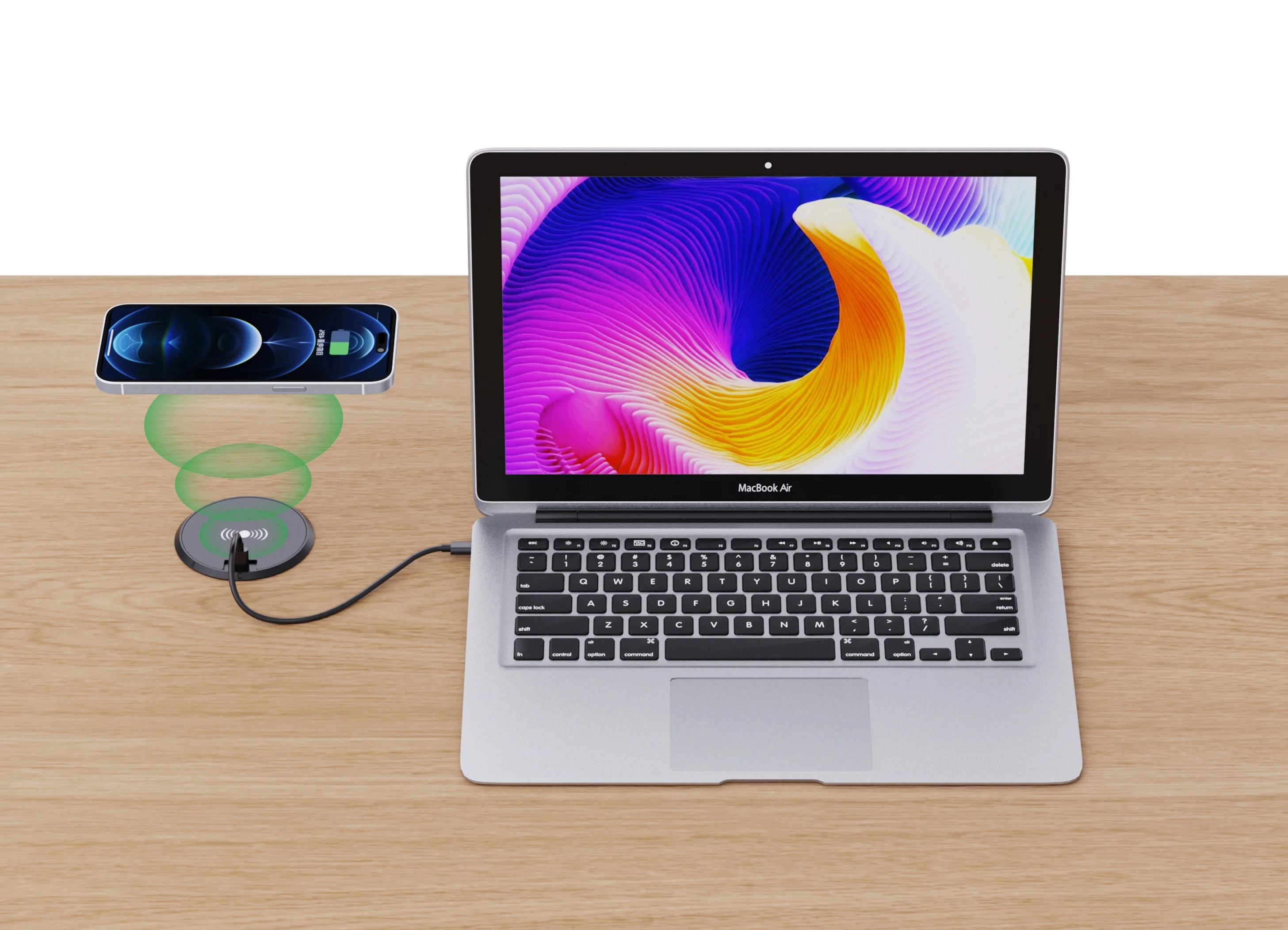 Desktop Laptop Pd 45w Fast Charging Built Into Furniture Grommet Mobile ...