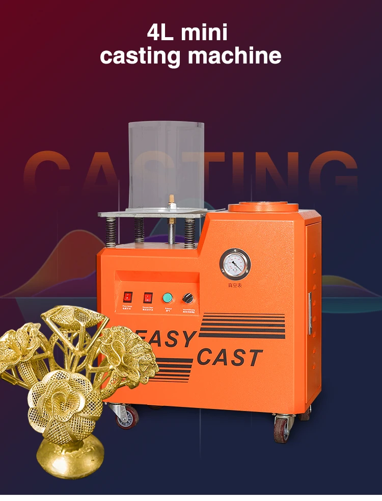 Mini Casting Machine - 4L Melting Furnace for Jewelry