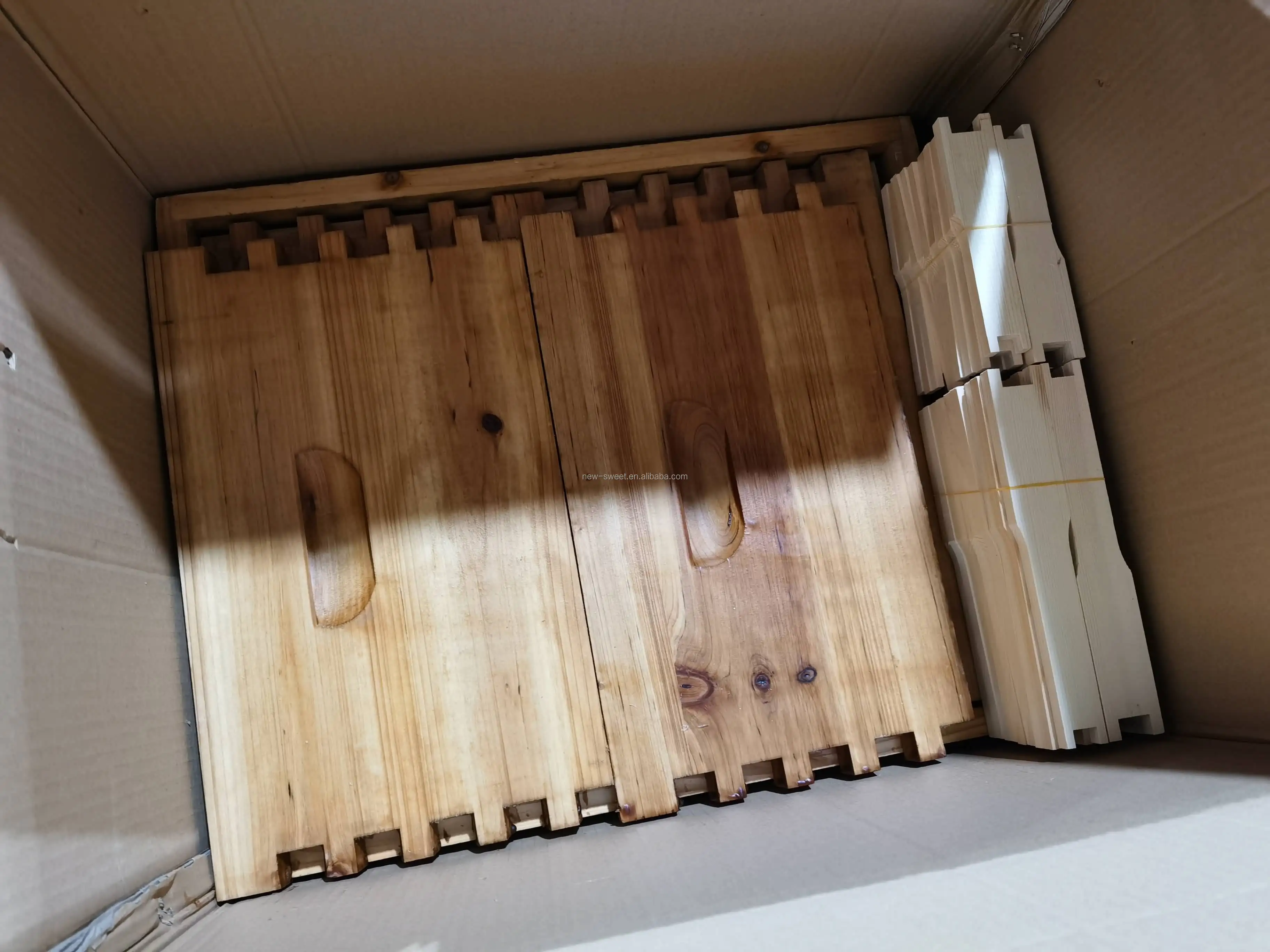 Beekeeping Equipment Complete Wooden Beehive Langstroth 10 Frame Wood ...