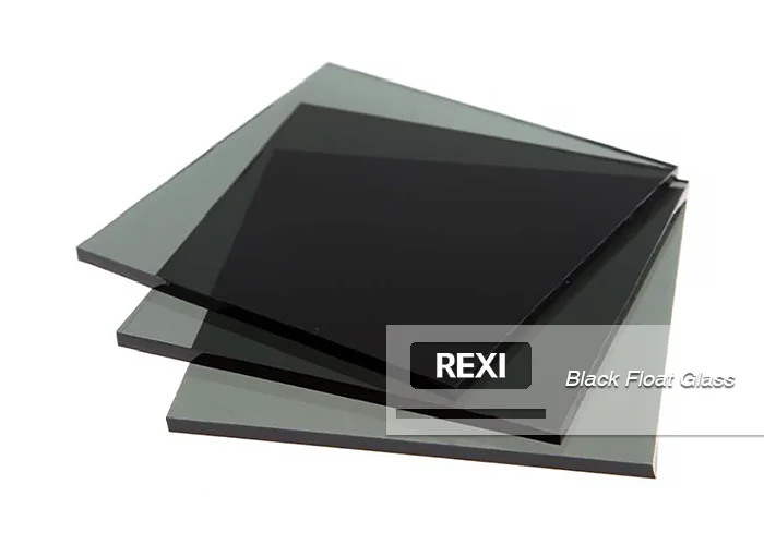 Black Float Glass Tinted Reflective Price Factory Supplier