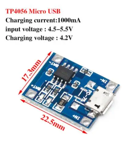 TP4056 Tc4056 5V 1A Type-C Micro Usb - Lithium Battery Charger