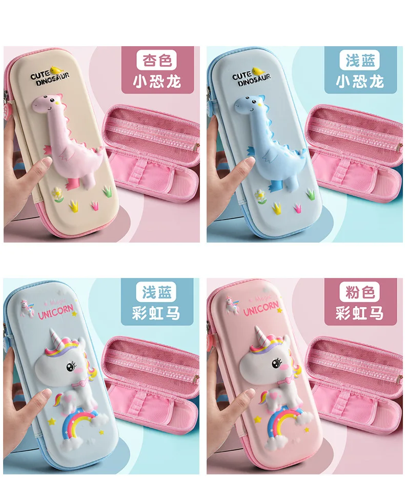 Wholesale Cute Giraffe Eva Writing Carrying Case Bag For Stationery ...