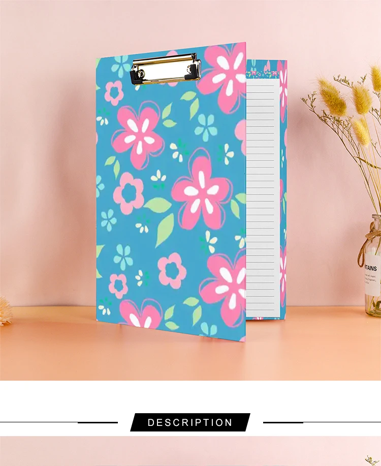 Custom Luxury Metal Clip Board Clipboard Clip Folio With Refillable ...