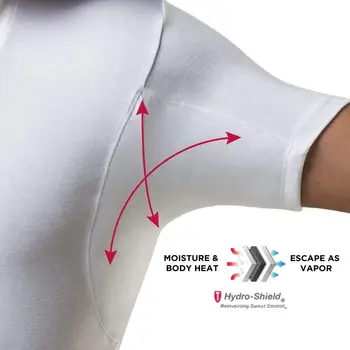 Enerup Wholesale 100% Polyester Sweatproof Undershirt For Men Elastic ...