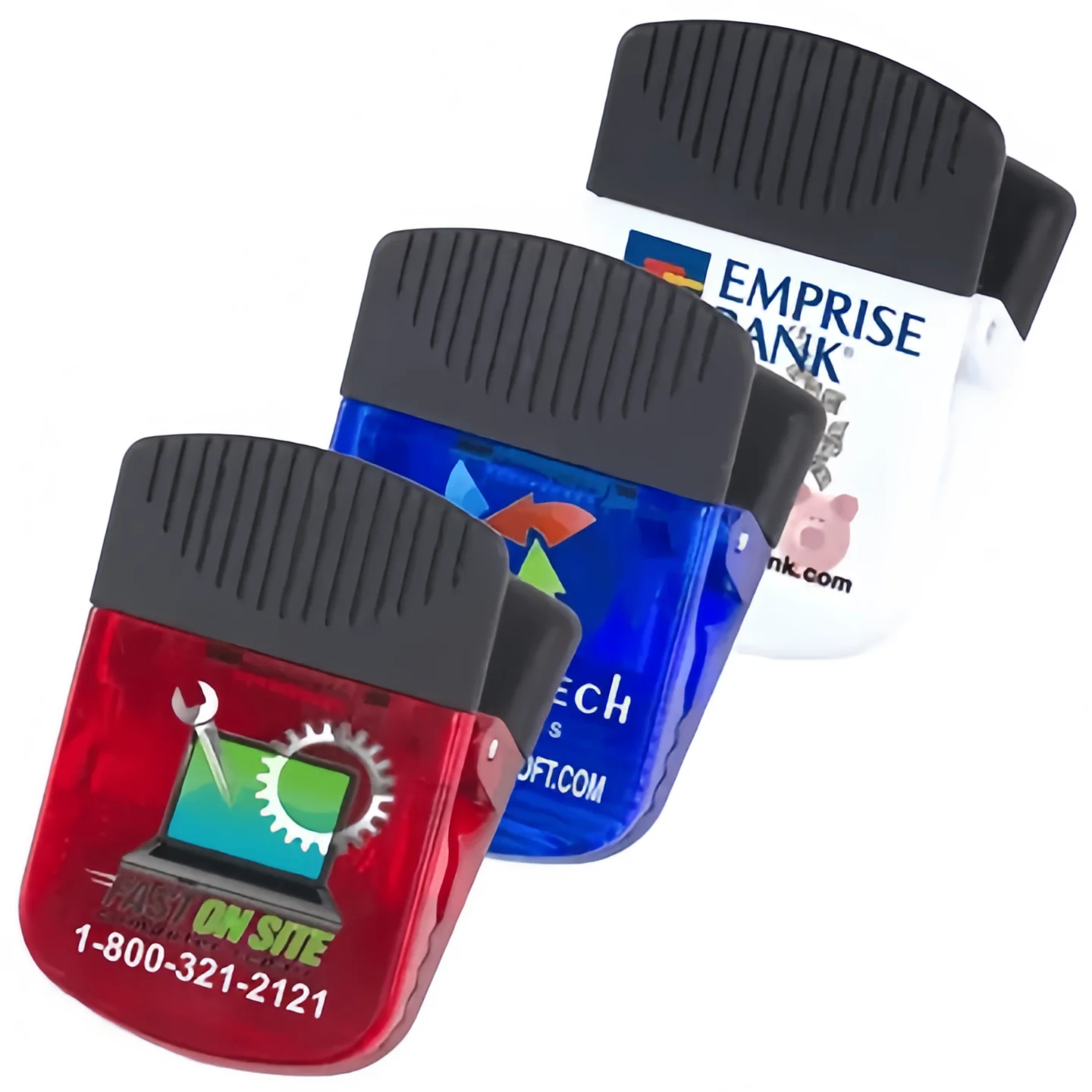 Promotional Gift Custom Logo Jumbo Spring Loaded Rectangular Magnetic ...