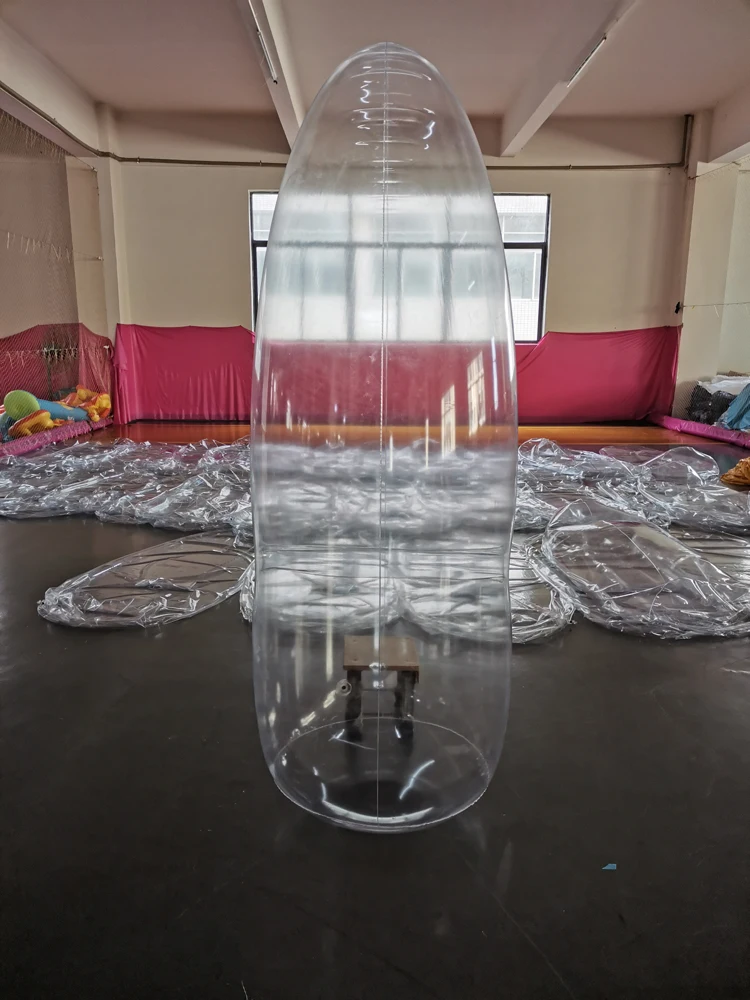 Beile 190*60cm PVC Transparent Inflatable Pillow with SPH