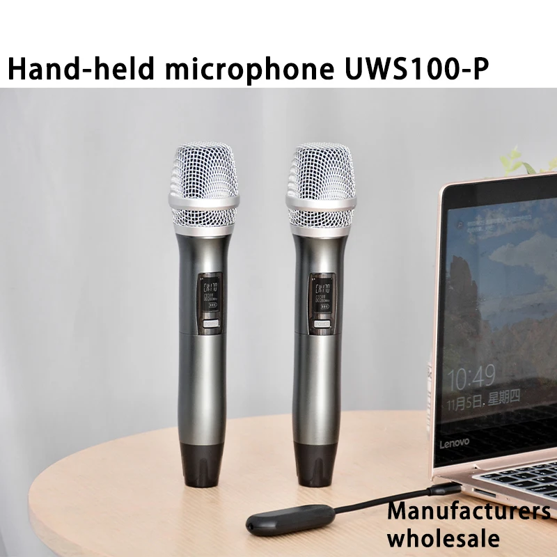 U-segment Wireless Microphone One-to-two Microphone Live Broadcast With ...