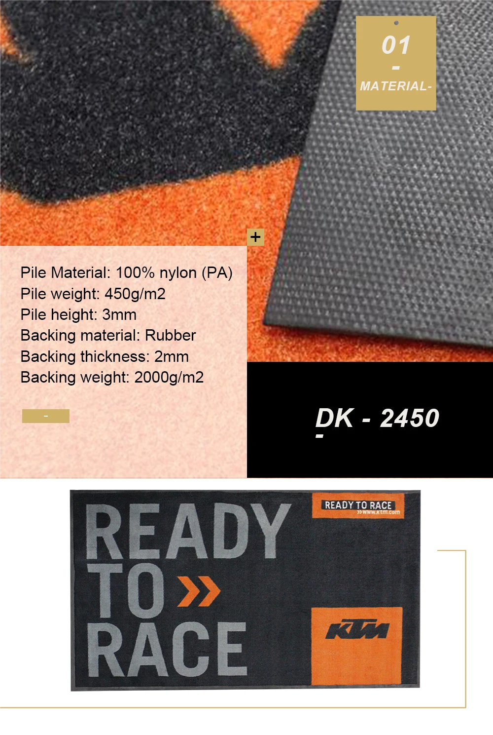 Good Oil-absorbing Pit Mat For Motor Motorcycle Garage Mat Anti-slip ...