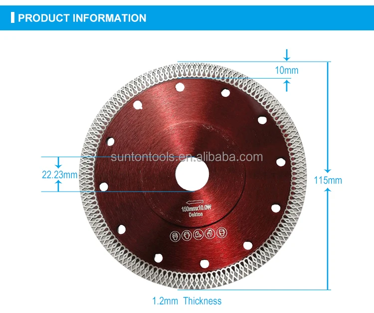 En13236 Standard Diamond Cutting Discs for Porcelain Tiles