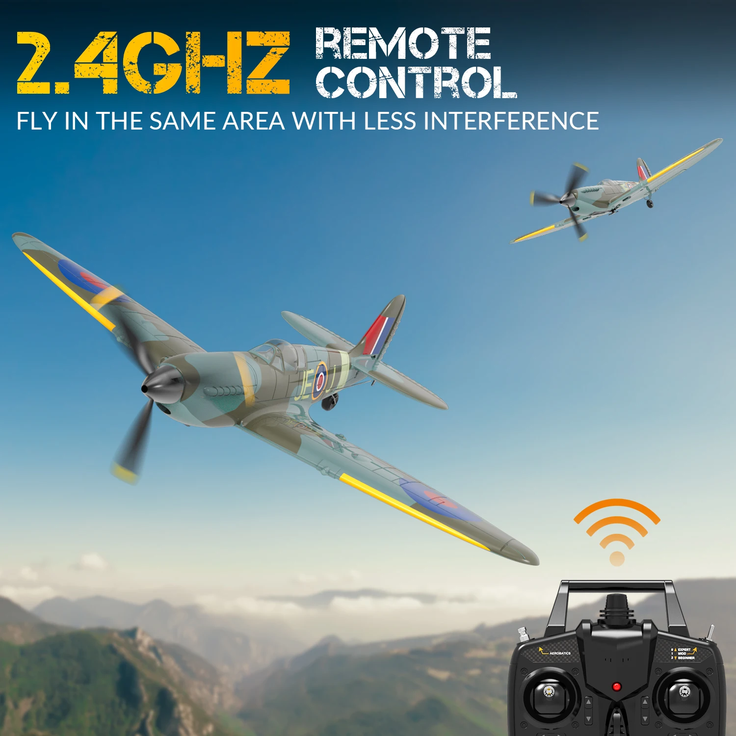 Alibaba.com: Volantex 76112 RC Airplane Spitfire WWII Fighter Model, 2 ...