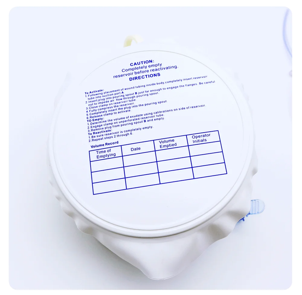 400ml Hemovac Wound Drainage System - Efficient & Reliable