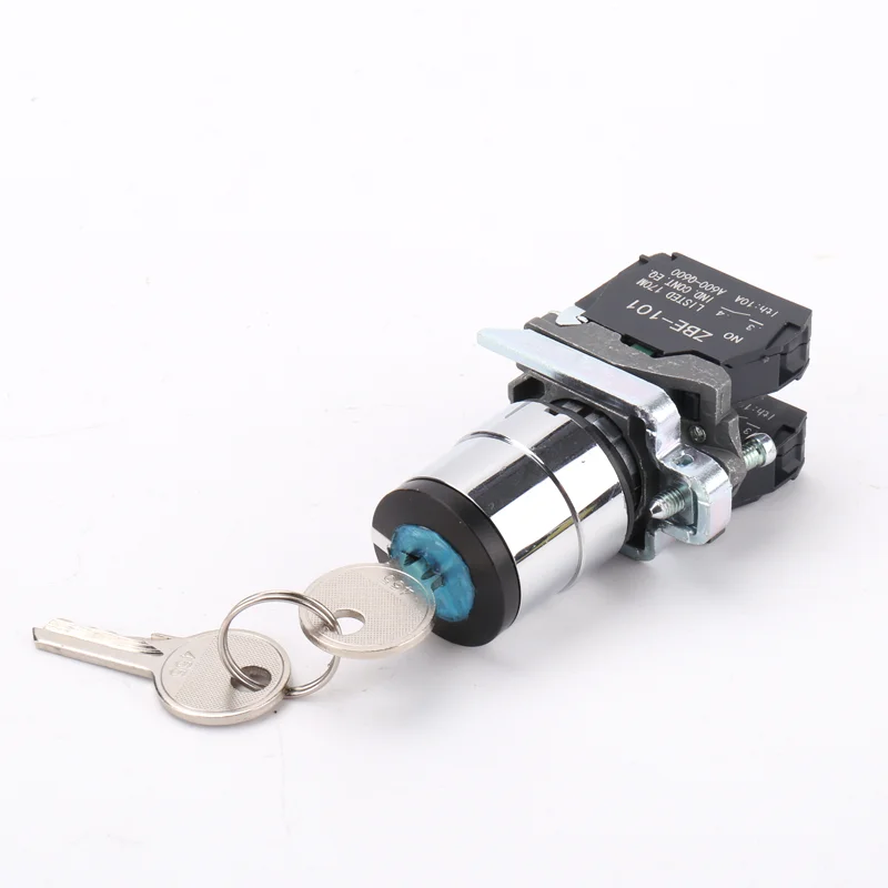 Sentai Xb4 Mounting Hole 22mm Metal Push Button Key Rotary Selector ...