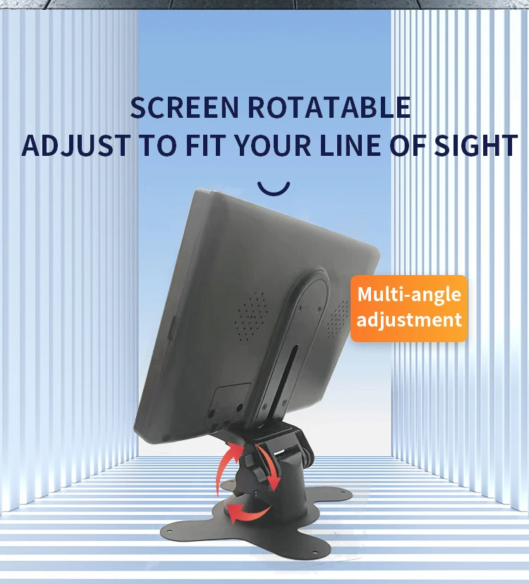 7 Inch Reverse Monitor with Night Vision for Car Safety