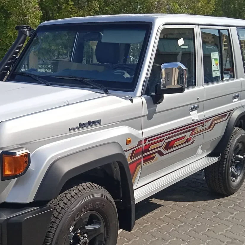 Chrome Door Rear-View Side Mirror Cover for Toyota Land Cruiser 70 Series