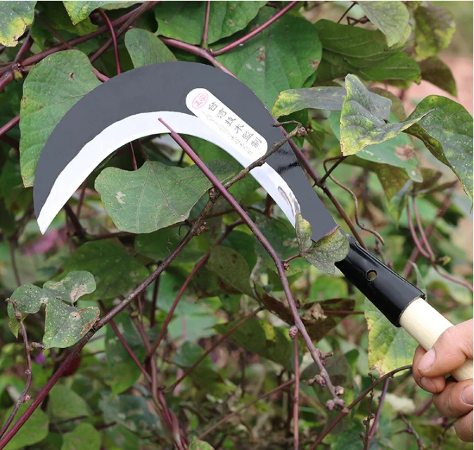 Rice Harvester Long Handle Grain Weeding Sickle Wholesale