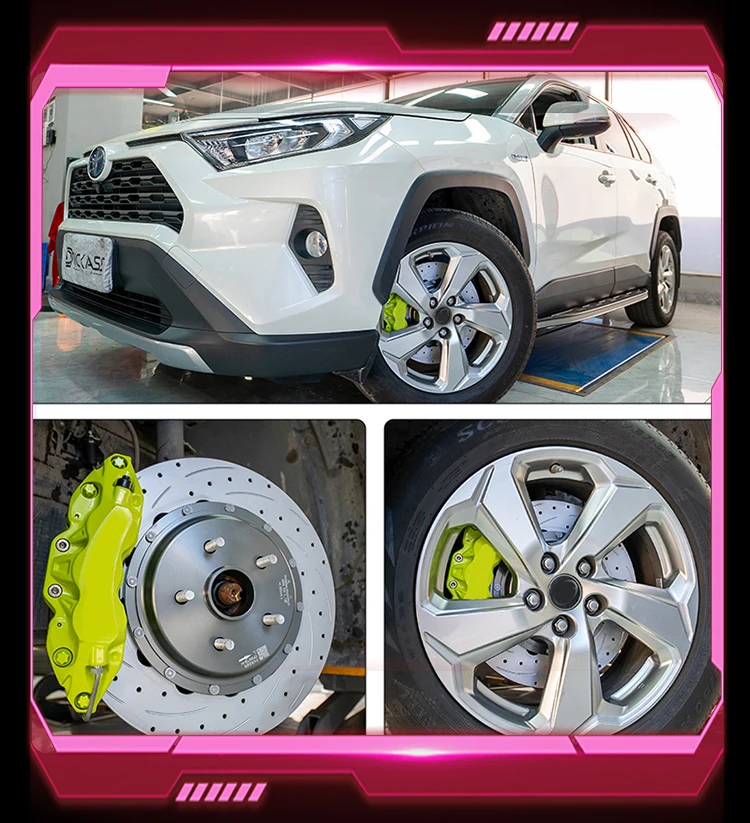 Automotive Brake Systems Brake Caliper Pads Disc Rotors Set For Nissan ...