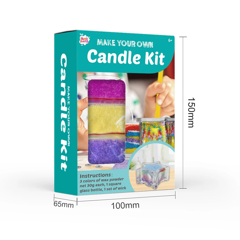 Diy Creative Sand Art Scented Granulated Grainy Sand Wax Candle Making ...