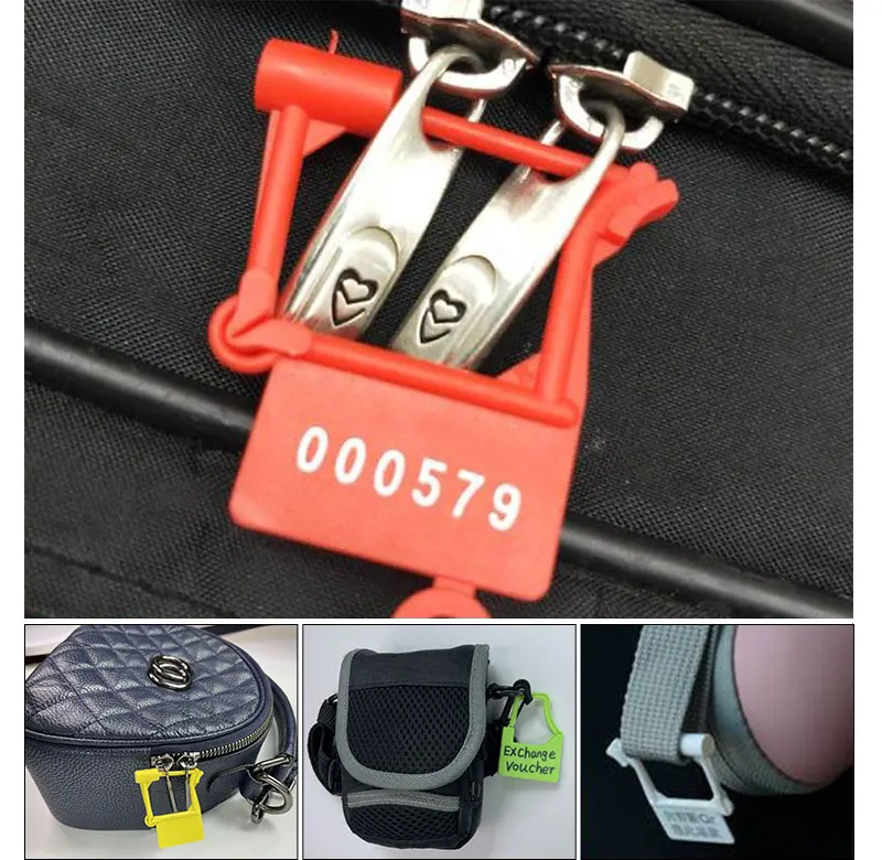 Disposable Plastic Padlock Are Used For Various Containers Containers ...