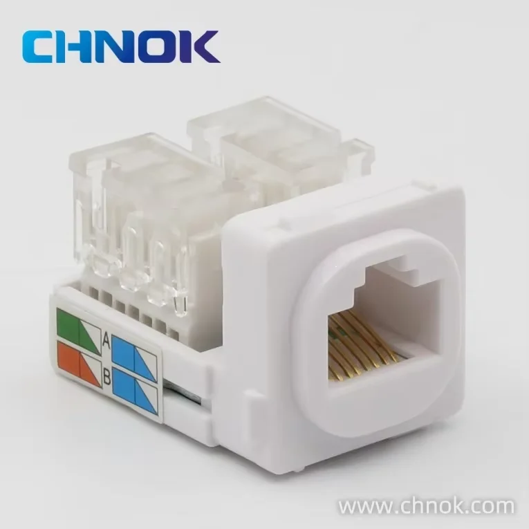 Australian Model 90 Degree Clipsal RJ45 Cat5e/cat6 Keystone Jack
