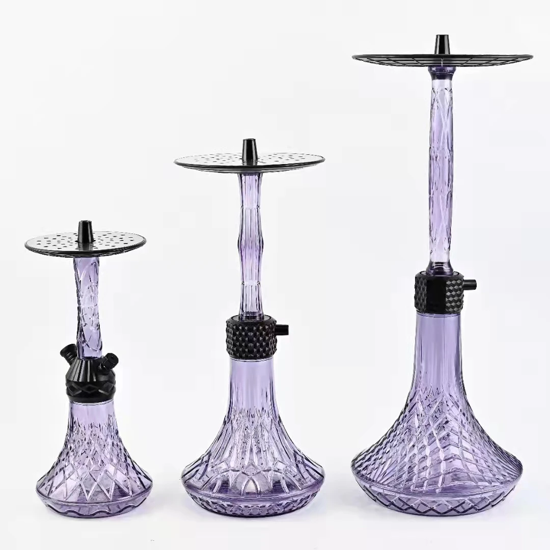 Best Seller Transparent Plastic Hookah Set - LOMINT HP001