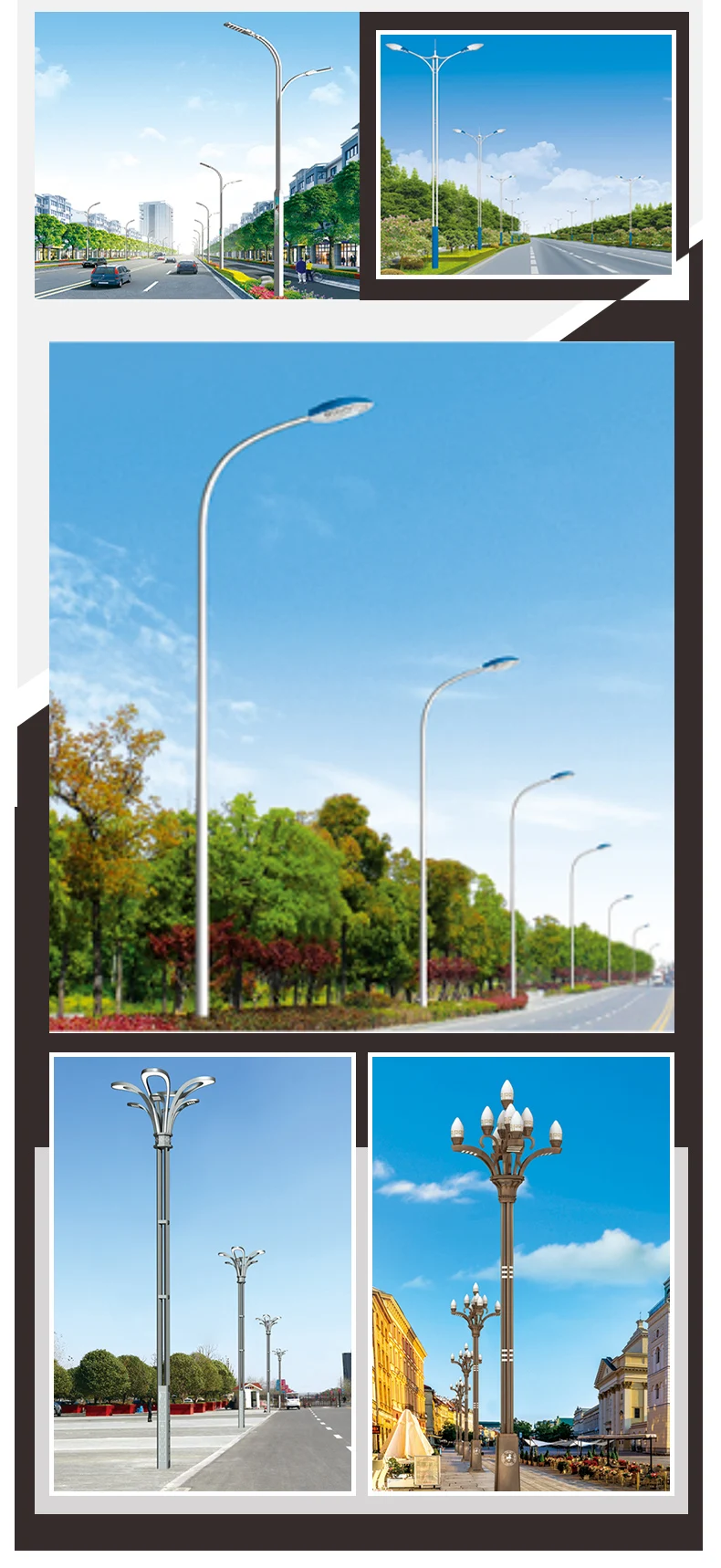 3m-8m Telescopic CCTV Pole - Secure Outdoor Monitoring