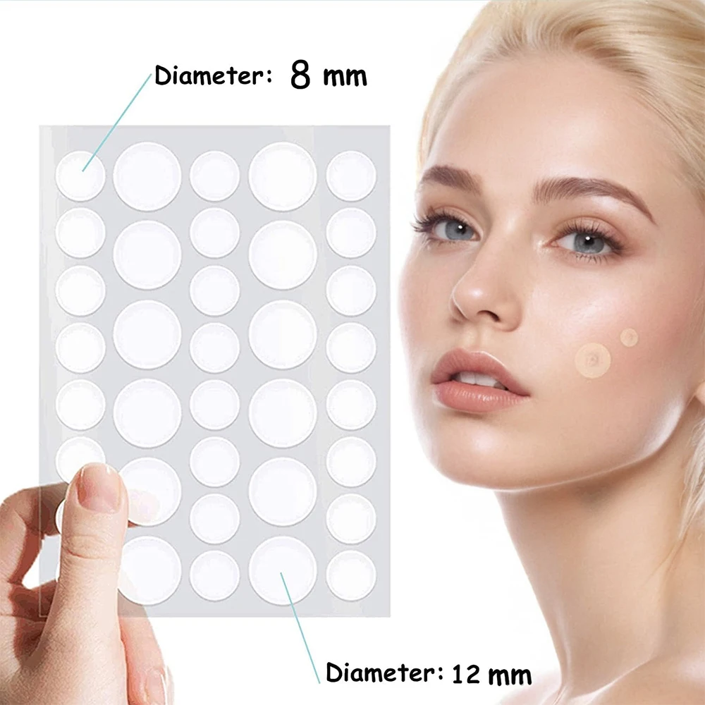 Medical Invisible Spot Sticker Hydrocolloid Acne Pimple Cover Patch For Covering Zits Blemishes ...