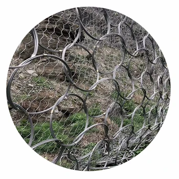Ring Netting Rockfall Fence Rope Steel Netting For Flexible Slope ...