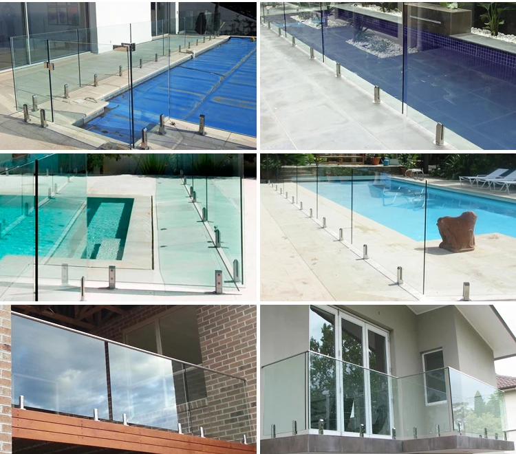Stainless Steel Glass Spigot Railing System and Adjustable Glass Spigot ...